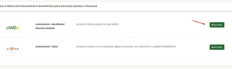 Clave iANDE - Solicitar Clave IANDE